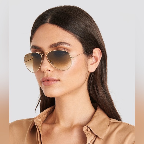 Ray-Ban | Accessories | Like New Oversized Brown Gradient Ray Ban ...